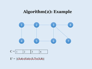 Vertex cover Problem | PPTX