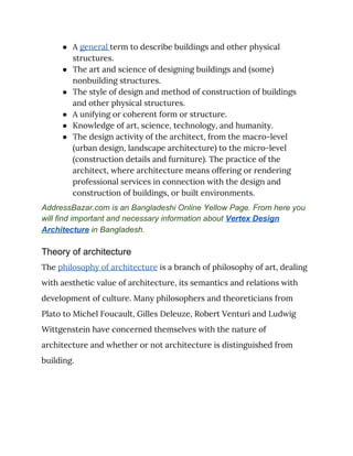 Vertex design architecture | PDF