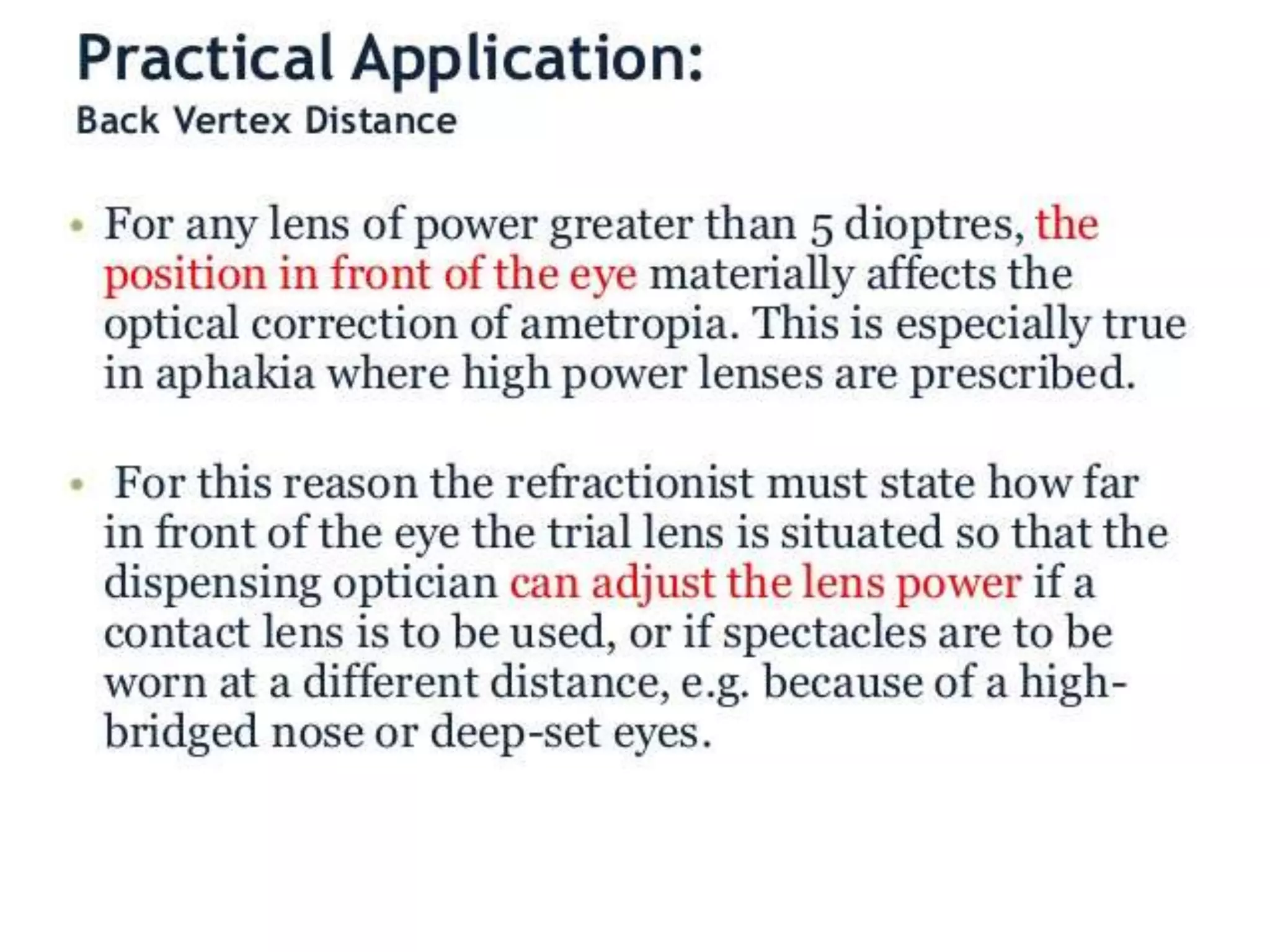 Vertex distance | PPTX