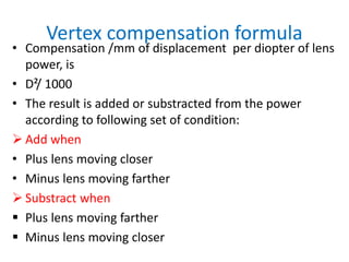 Vertex distance | PPTX