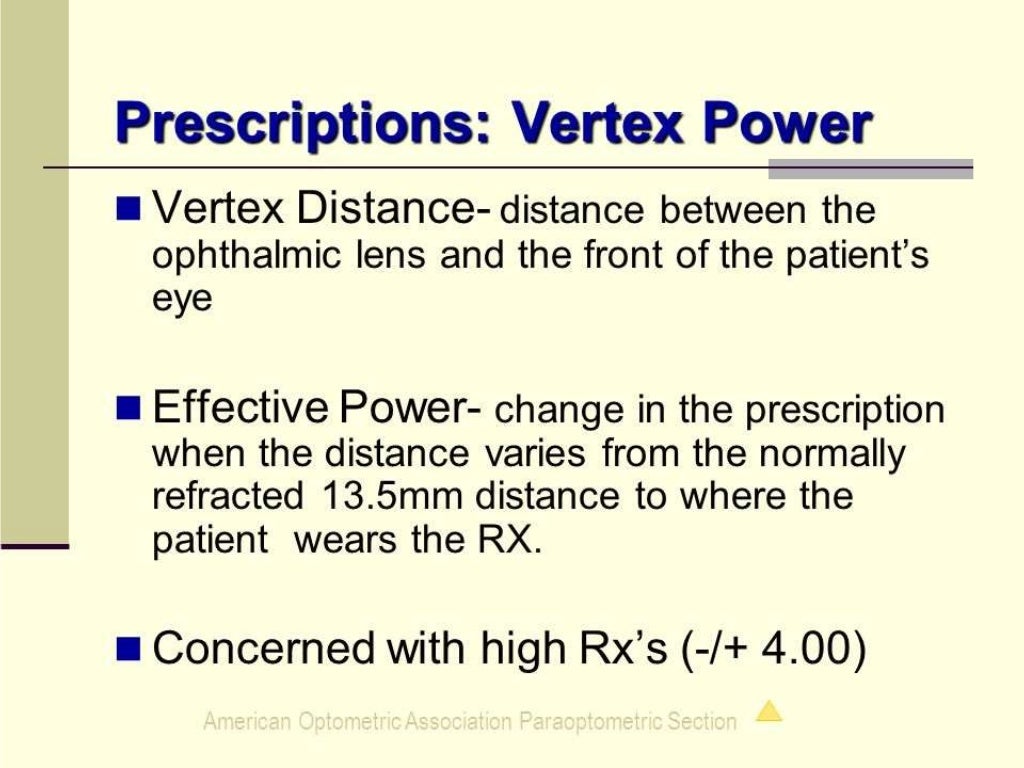 Vertex Distance vertex-distance
