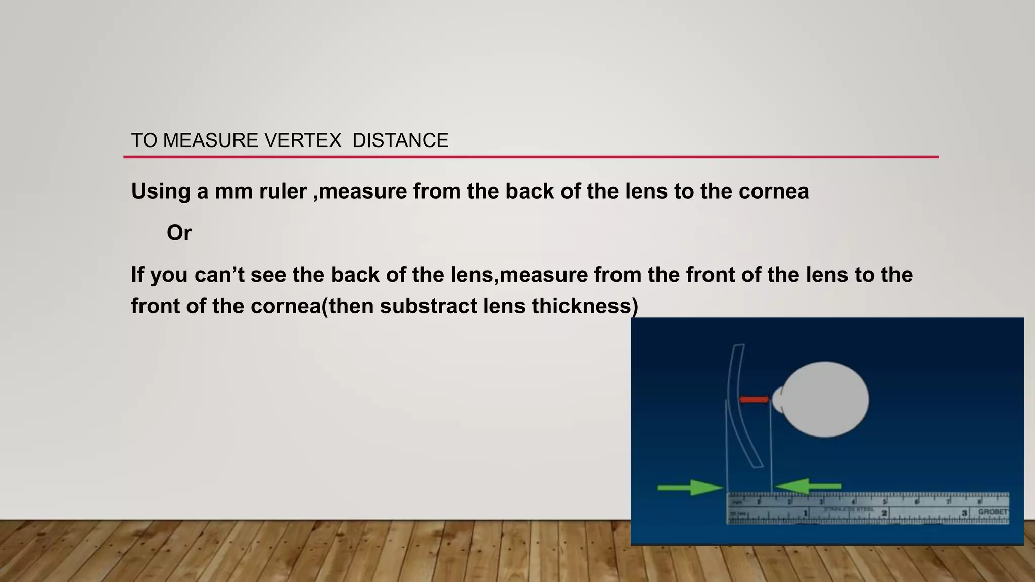 Vertex distance and power | PPTX