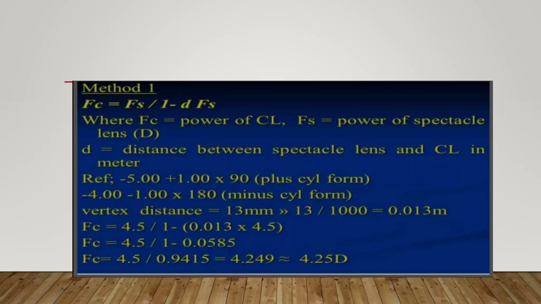 Vertex distance and power | PPTX