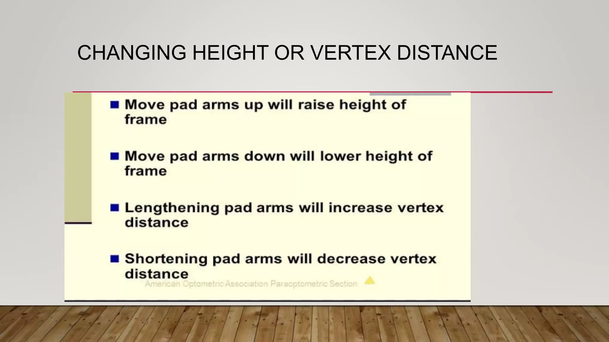 Vertex distance and power | PPTX