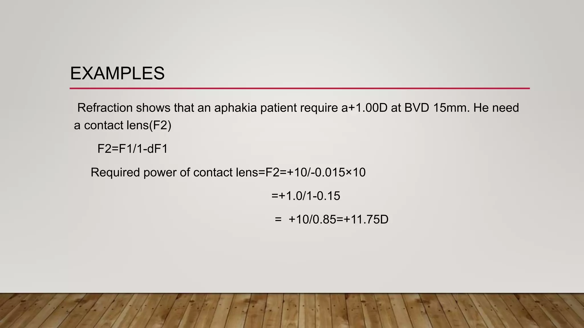Vertex distance and power | PPTX