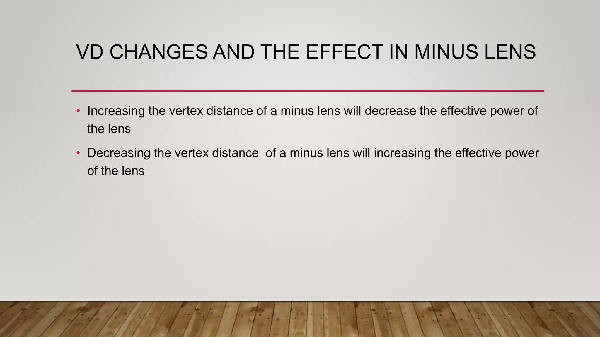 Vertex distance and power | PPTX