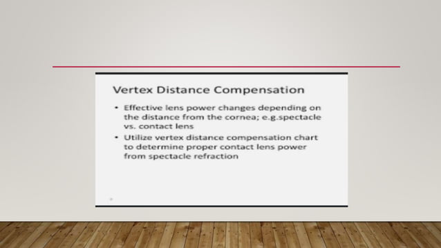 Vertex distance and power | PPTX | Eye and Vision Conditions | Diseases ...