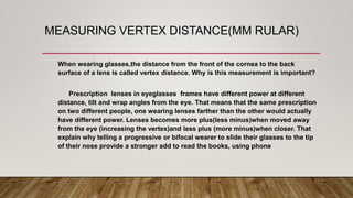 Vertex distance and power | PPTX