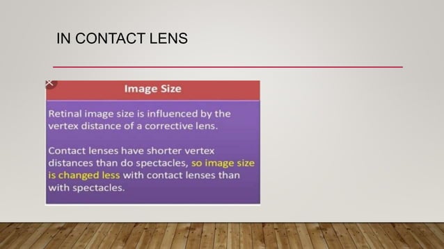 Vertex distance and power | PPTX | Eye and Vision Conditions | Diseases ...