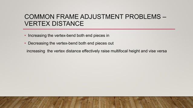 Vertex distance and power | PPTX | Eye and Vision Conditions | Diseases ...
