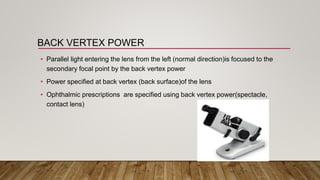 Vertex distance and power | PPTX