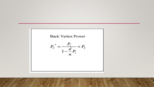 Vertex distance and power | PPTX | Eye and Vision Conditions | Diseases ...