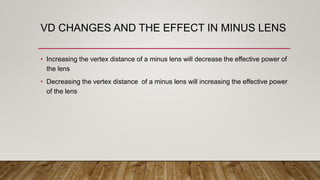 Vertex distance and power | PPTX