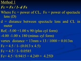 vertex distance PART 1.pptx | Physics | Science