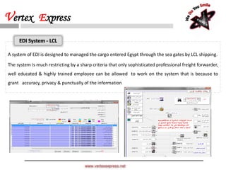 Vertex express egypt 1 | PPT