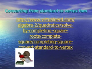 Graphing quadratic functions grade eight | PPT
