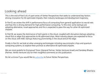 Vertex Perspectives | AI-optimized Chipsets | Part I | PDF