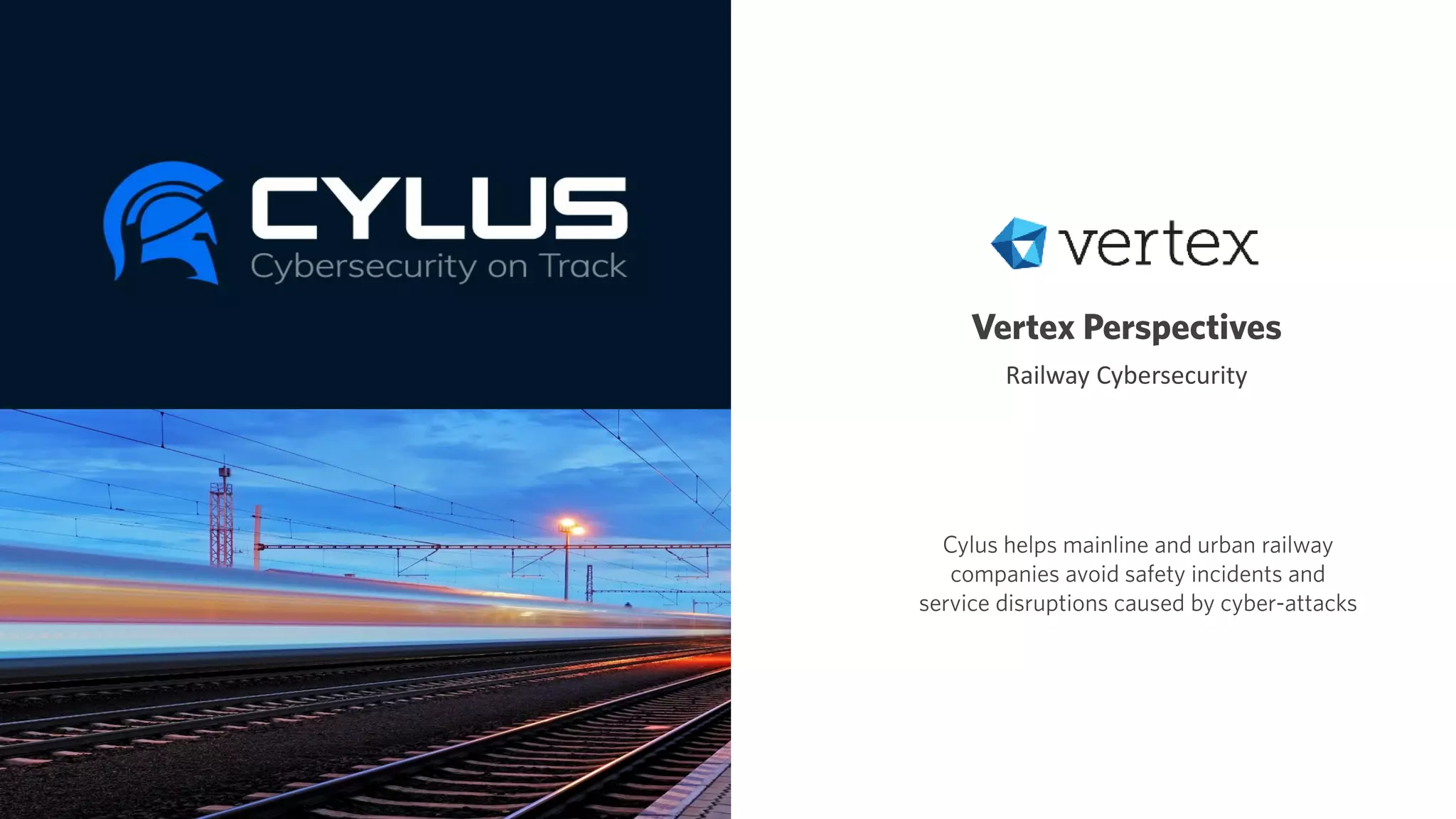 Cybersecurity | Cylus: Railway Cybersecurity | PDF