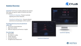 Cybersecurity | Cylus: Railway Cybersecurity | PDF