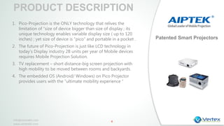 Vertex profile Aiptek projector | PPTX
