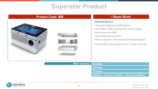 Vertex profile Aiptek projector | PPTX