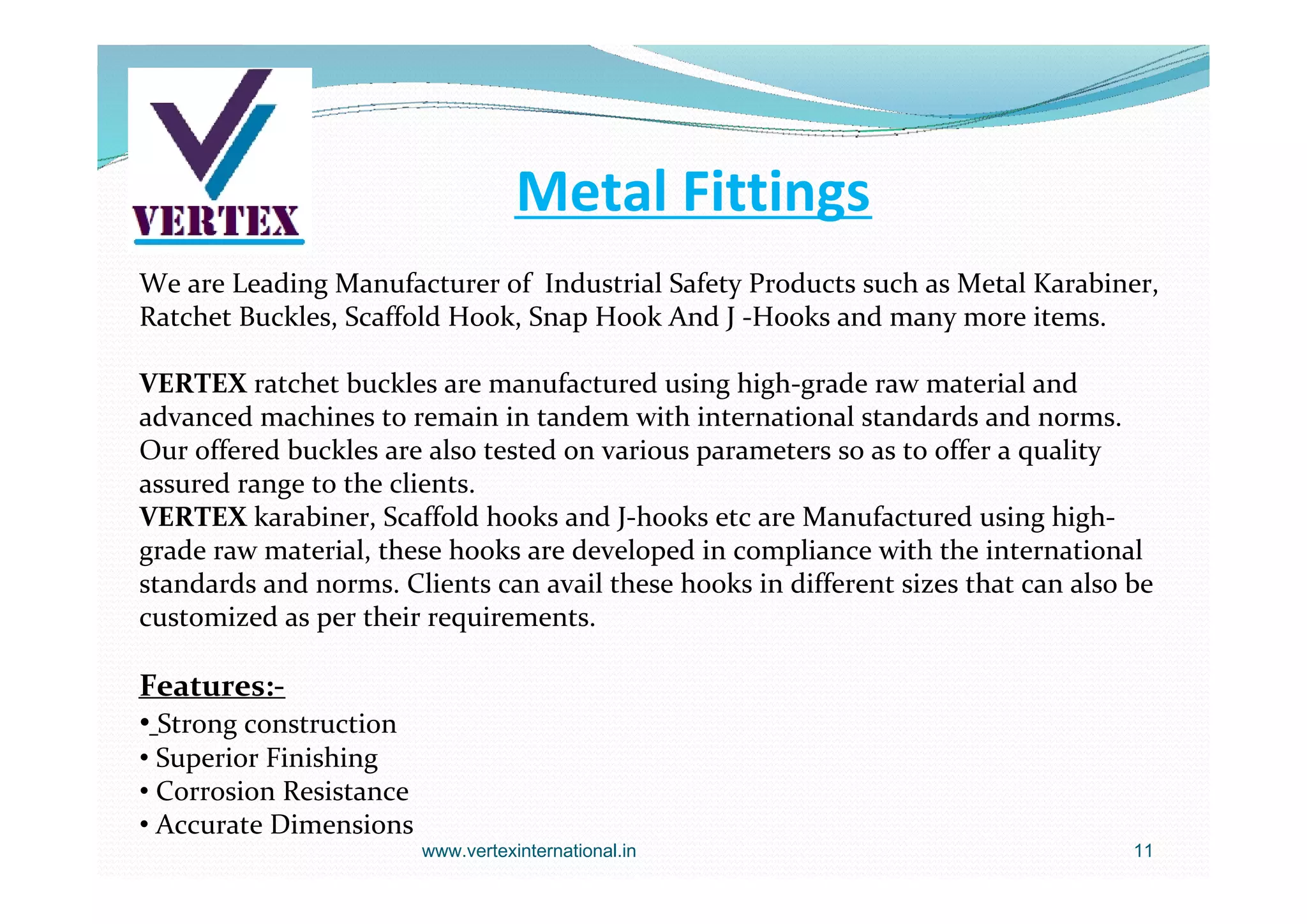 Vertex safety international, Kanpur | PDF