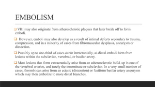 Vertebrobasilar Insufficiency (VBI) – Causes, Symptoms, Diagnosis ...