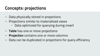 A short introduction to Vertica | PPT