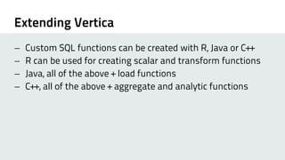 A short introduction to Vertica | PPT