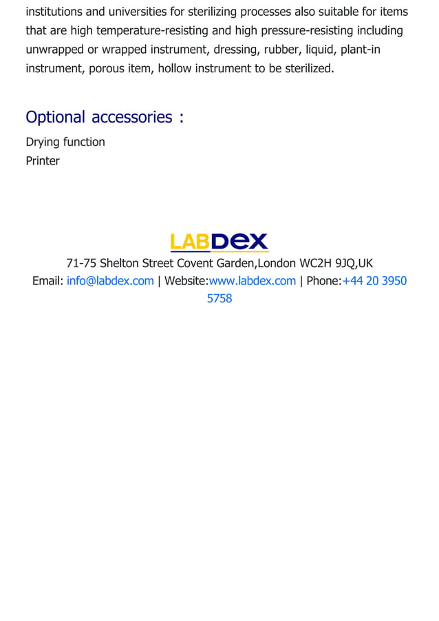 Vertical-Autoclave-LX902VA Labdex | PDF