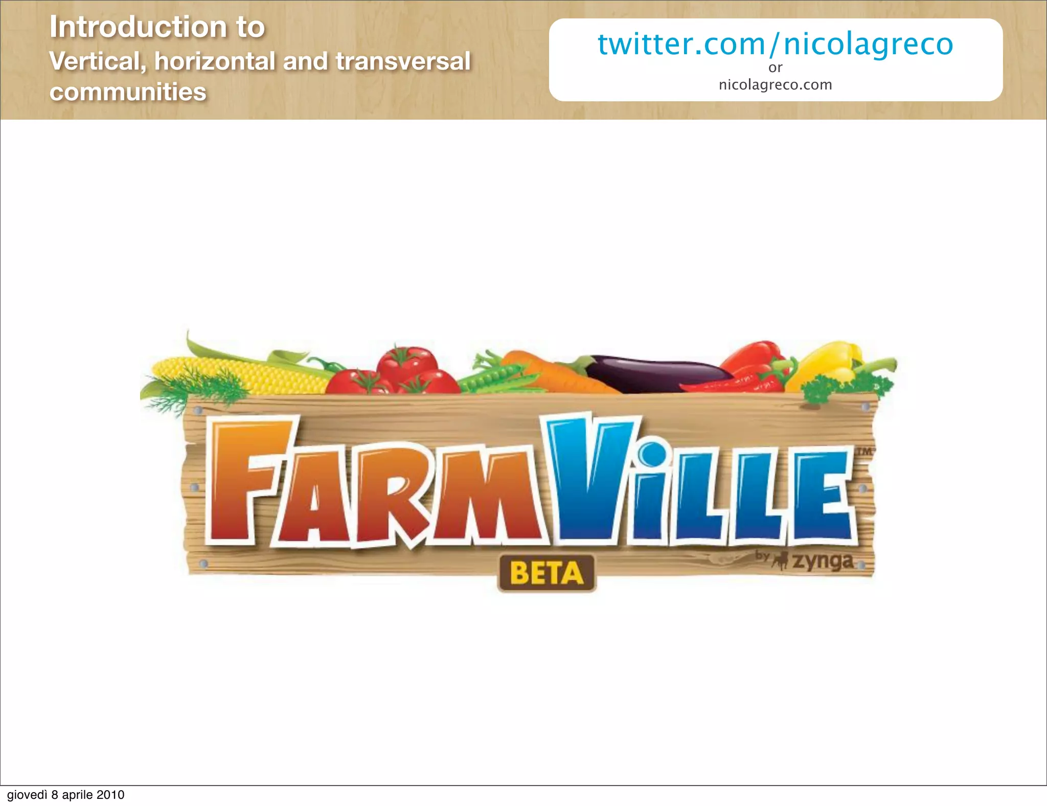 An introduction to Vertical, Horizontal and Transversal social network ...