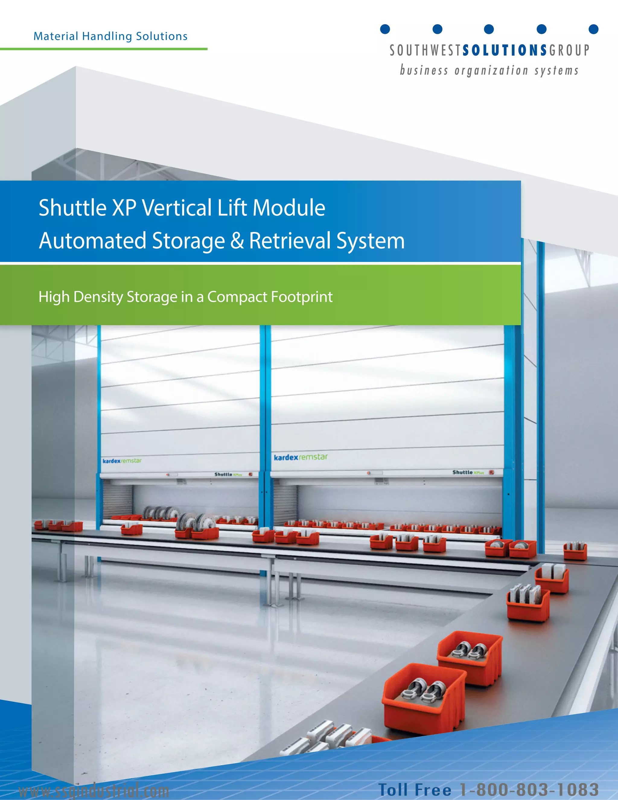 Shuttle XP Vertical Lift Module - Automated Storage and Retrieval System | PDF | Data Storage ...