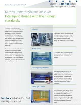 Shuttle XP Vertical Lift Module - Automated Storage and Retrieval ...