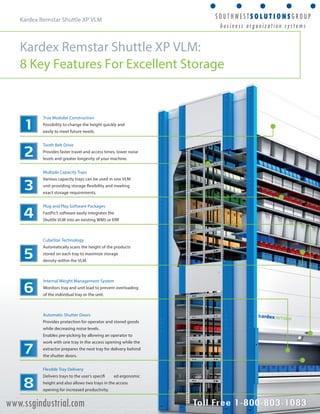 Shuttle XP Vertical Lift Module - Automated Storage and Retrieval ...