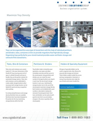Shuttle XP Vertical Lift Module - Automated Storage and Retrieval ...