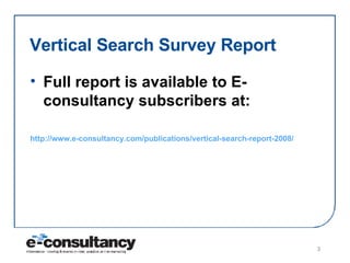 Vertical Search | PPT