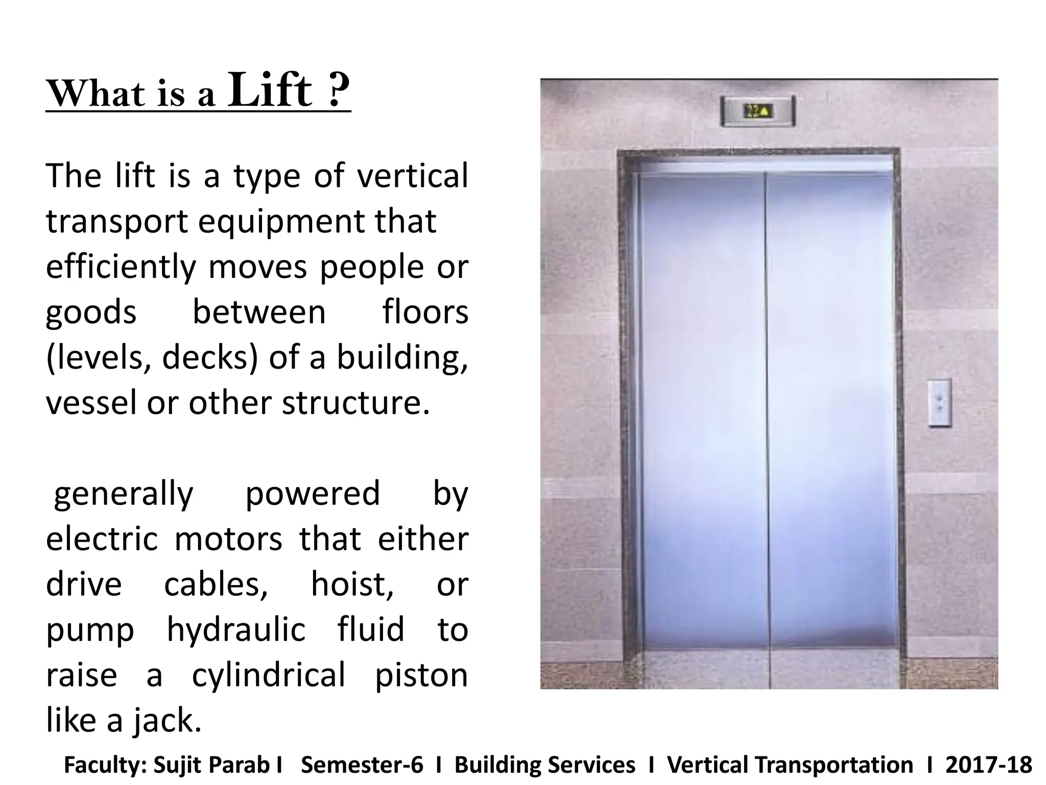 VERTICAL__-TRANSPORT lifts and escalator | PDF