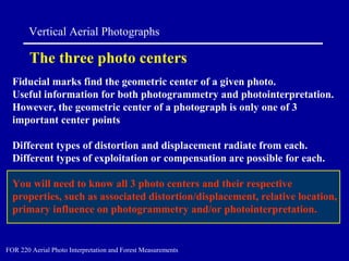 Vertical aerial photographs | PPT