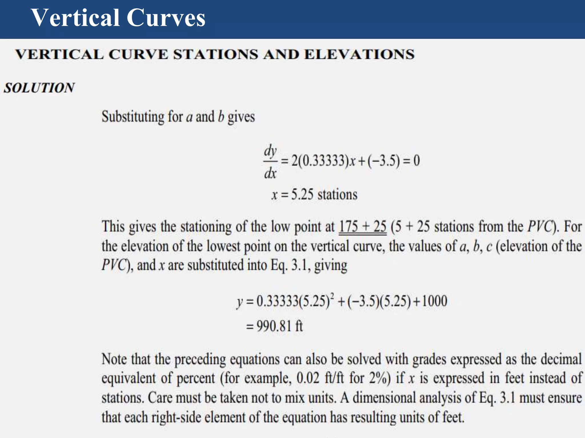 Vertical alignment of highway (transportation engineering) | PPTX
