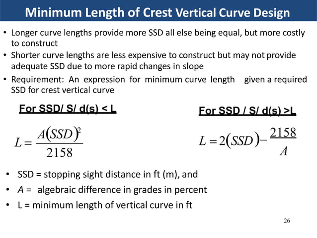 Vertical alignment of highway (transportation engineering) | PPTX ...