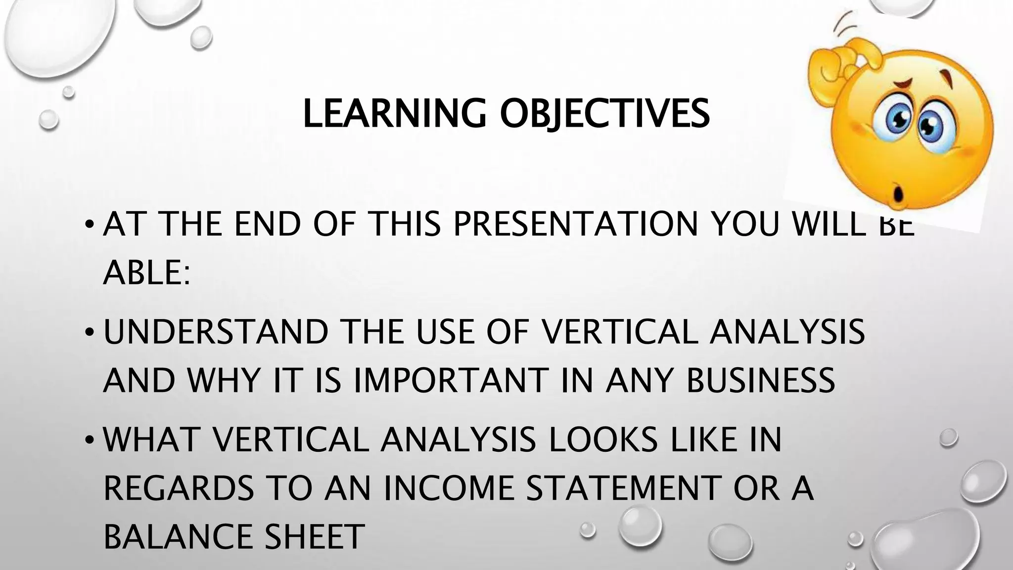 Vertical analysis powerpoint | PPTX