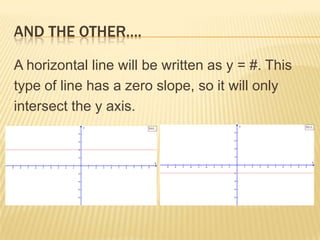 Vertical and horizontal lines | PPTX