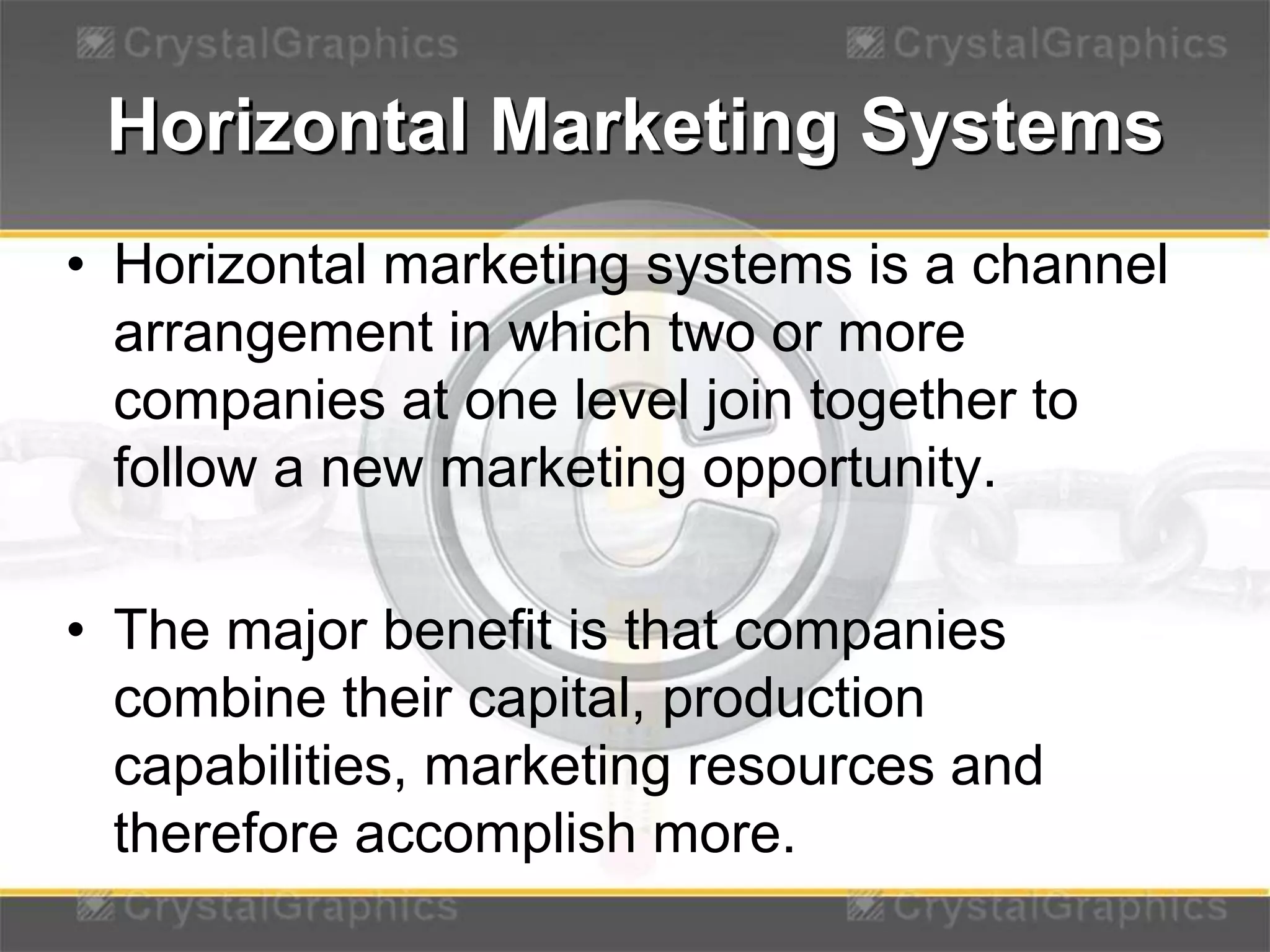 Vertical and horizontal marketing | PPTX