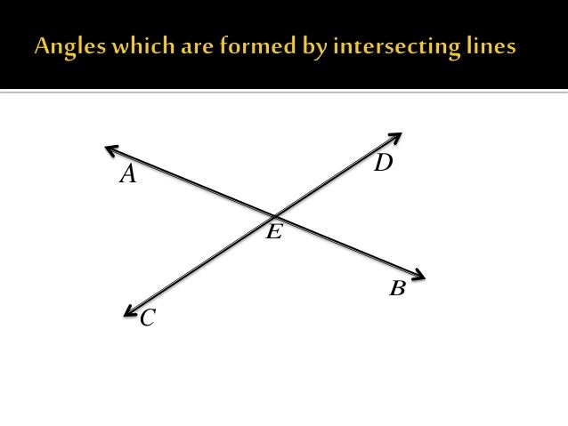 Vertical angles