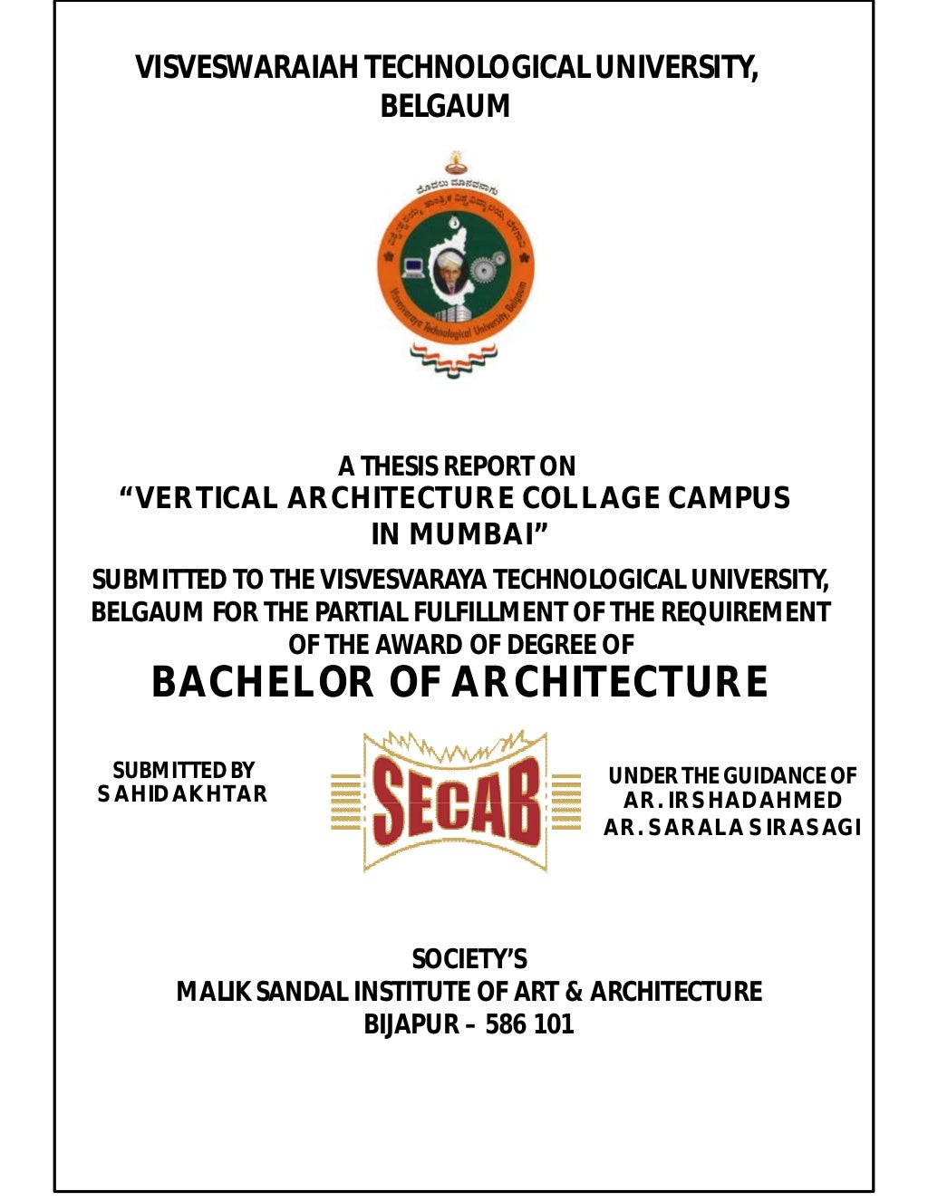 Thesis Book (Vertical architecture collage) | PDF