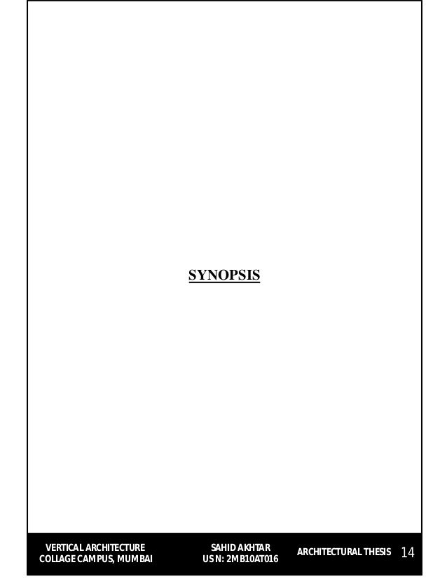 Thesis Book (Vertical architecture collage) | PDF