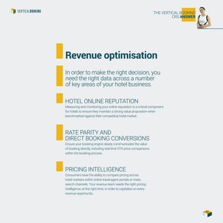 Vertical Booking enterprise Chain Hotel solution | PDF