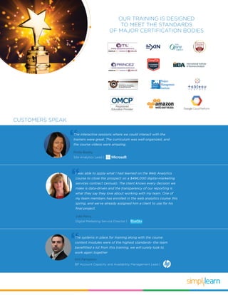 Simplilearn Overview | PDF