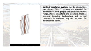 Vertical Circulation in architecture design | PPTX