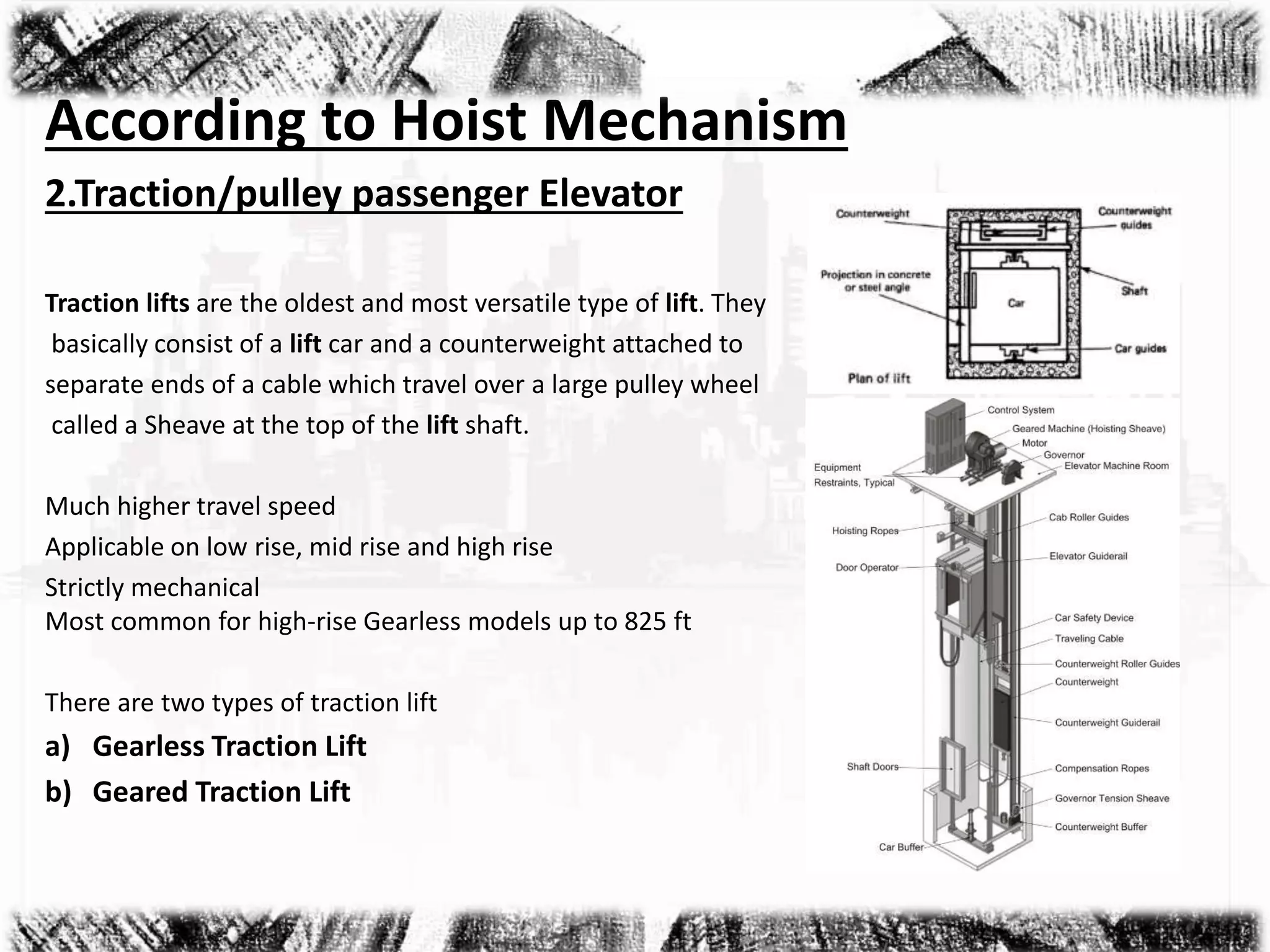 Vertical Circulation and Services of Highrise | PPTX